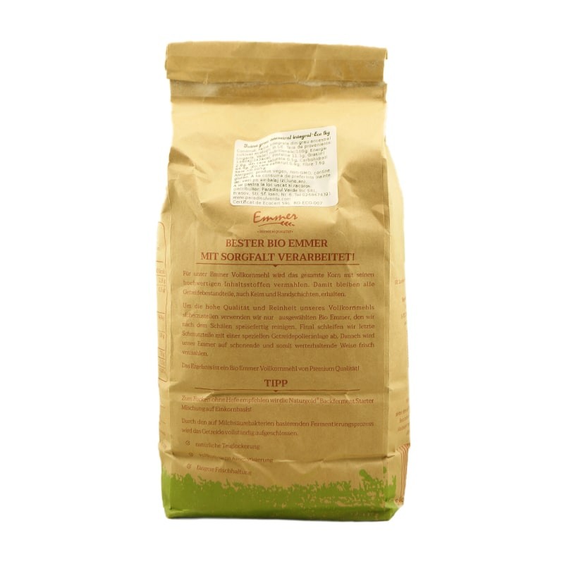 Faina integrala de grau ancestral bio 1Kg Naturgold Faina integrala de grau ancestral bio 1Kg Naturgold