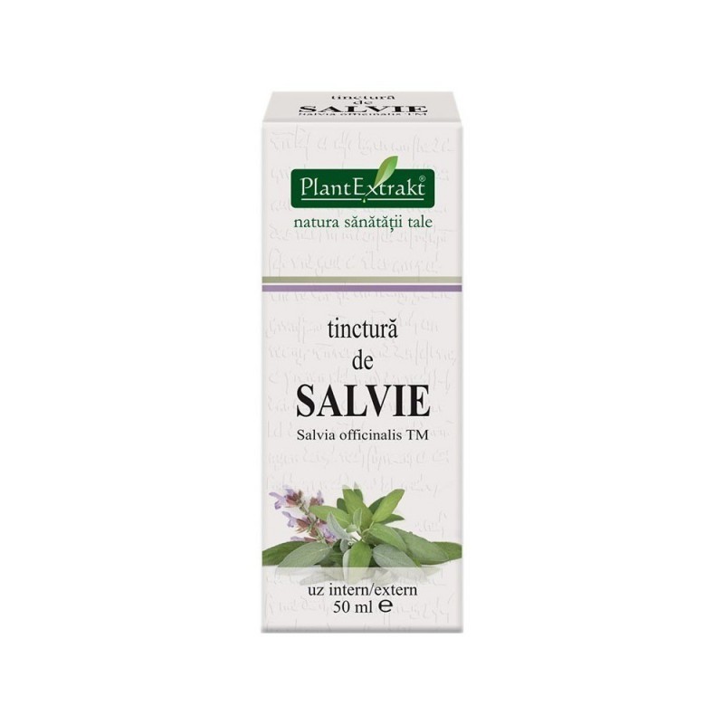 Tinctura Salvie 50ml Plantextrakt - Paradisul Verde