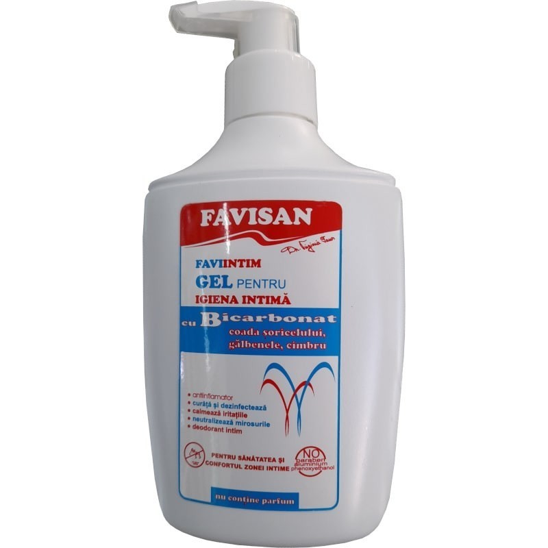 Gel pentru Igiena Intima cu Bicarbonat 300ml Favisan